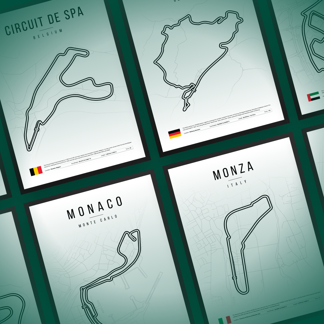 Formula 1 Posteri - Brzina, Dizajn, Strast – Plakaton