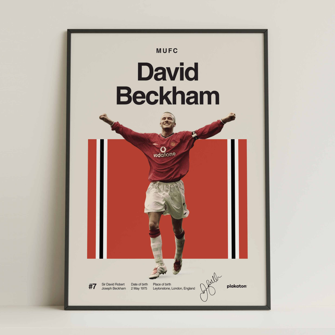 David Beckham poster – Klasa i stil na terenu – Plakaton