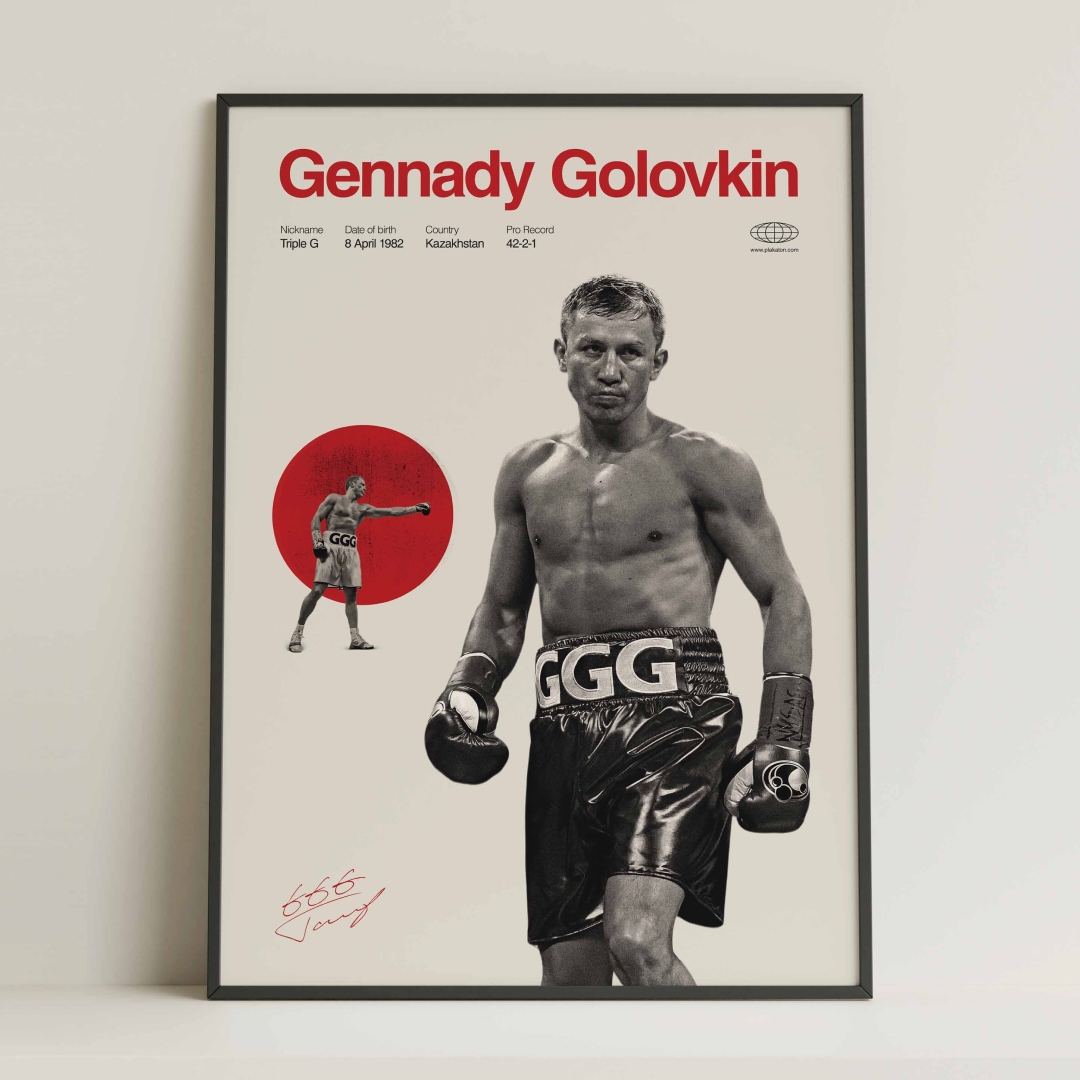 Gennady Golovkin – Triple G poster za prave fanove boksa – Plakaton