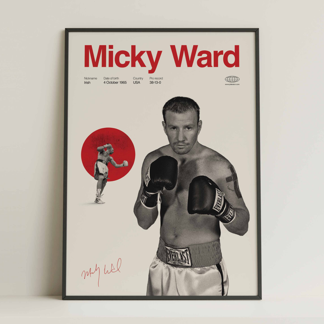 Micky Ward Poster – Srce borca i simbol izdržljivosti – Plakaton